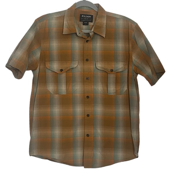 Filson | Shirts | Filson Mens Short Sleeve Feather Cloth Shirt ...
